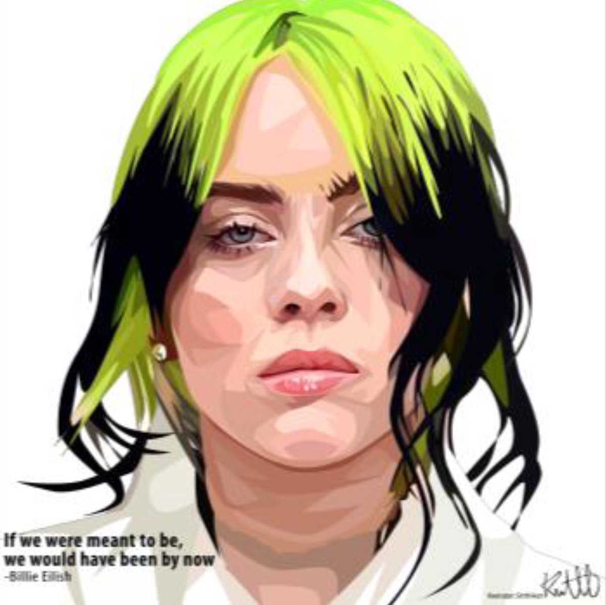 BILLIE EILISH pop art schilderij | bol.com