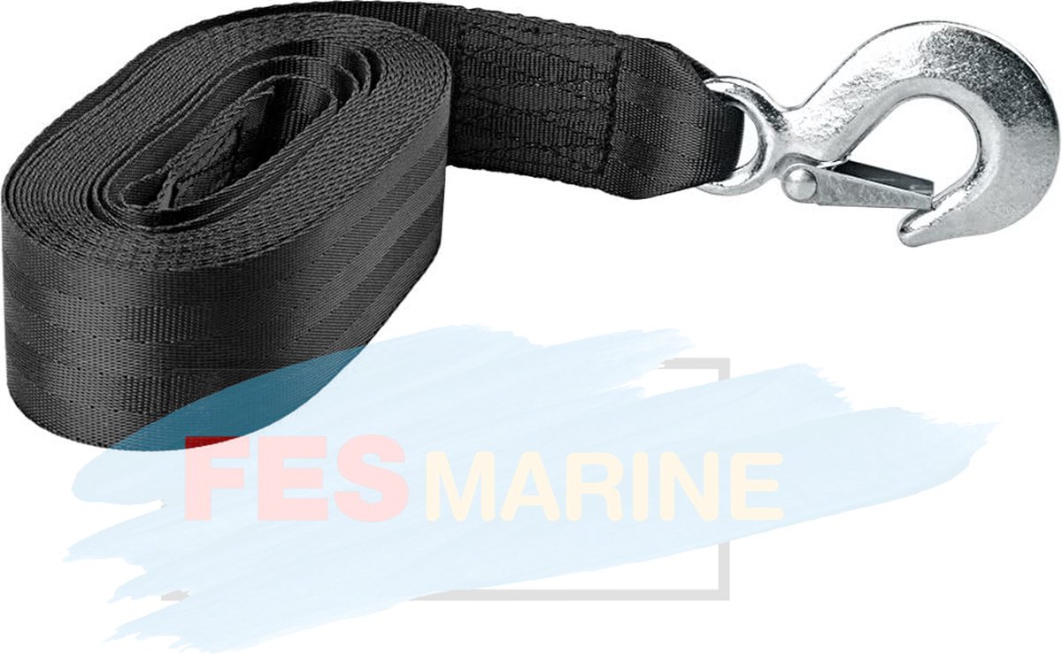 Fes Marine Lier band met haak - voor trailerlier - Bootlier - 4.5 m x ...