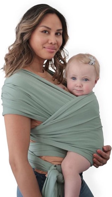 Mushie - Baby wikkeldoek - Draagdoeken en -zakken voor baby's - Grey ...