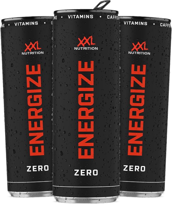 Boisson énergisante sans sucre XXL Nutrition 24x33 cl | bol
