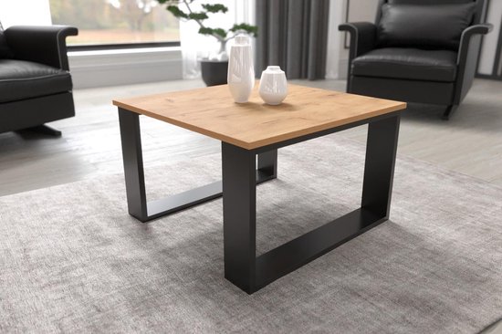 MERCY - Salontafel - Moderne tafel met een industriële look ...