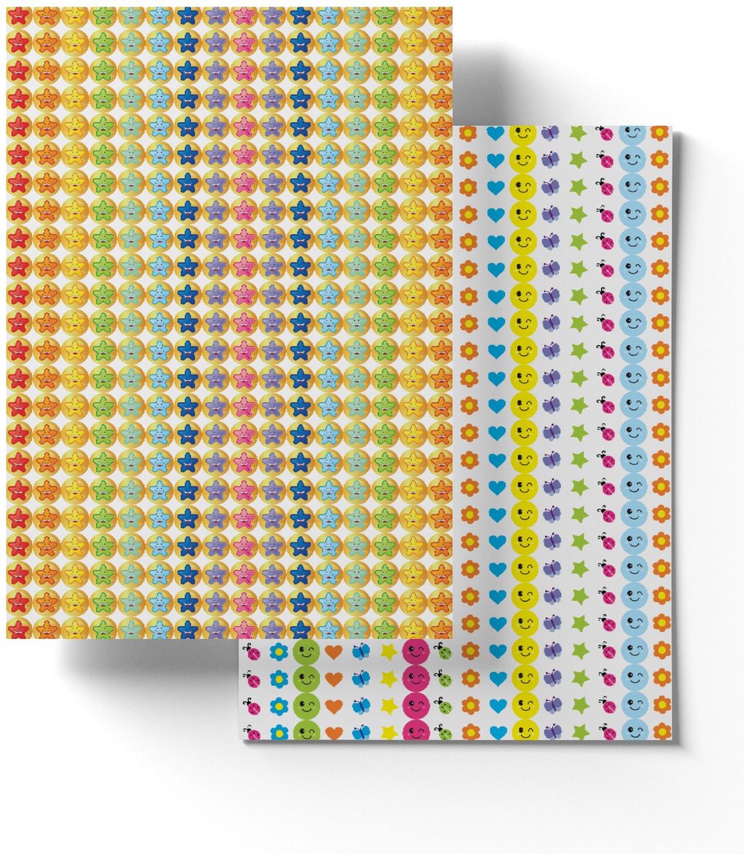 Stickervellen A4 Beloningsstickers - Meer dan 2000 Stickers van ...