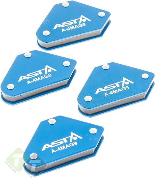 Mini lasmagneet set- 4KG - Lasklem - 4 delig - ASTA | bol
