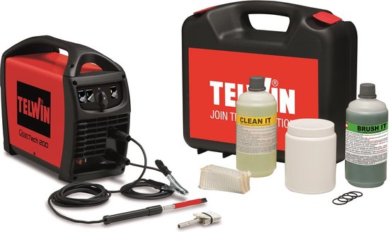 TELWIN - RVS Lasnaadreiniger beitsen en passiveren + borstel & markeren ...