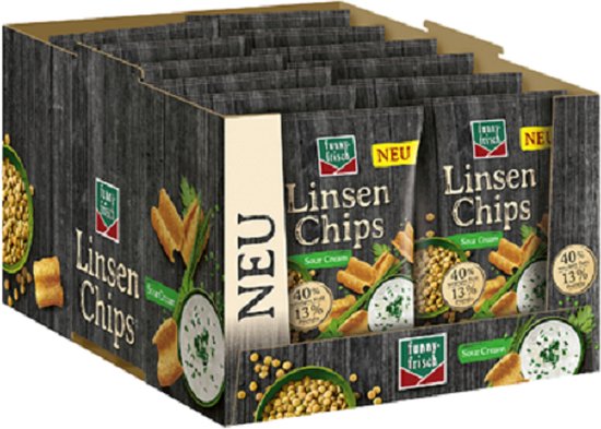 Funny Fresh Linzen Chips Zure Room - 12 x 90g doos | bol