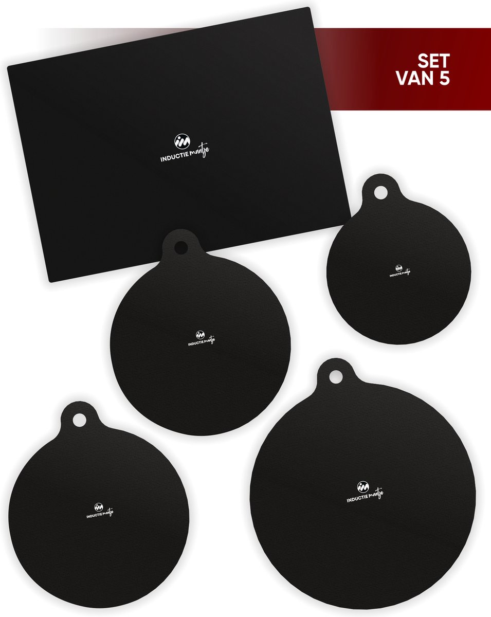 Inductie Maatje - De Originele Inductie Beschermer - 5 Stuks Inductie ...
