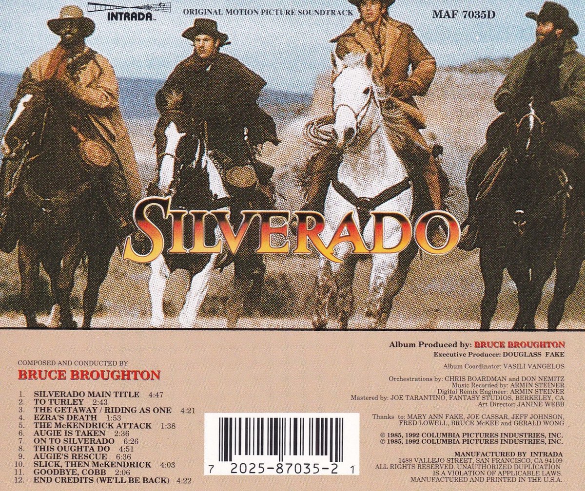 Silverado [complete Original Motion Picture Soundtrack], Bruce ...
