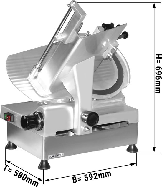 Automatische snijmachine - Mes: Ø 300 mm | GGM Gastro | bol.com