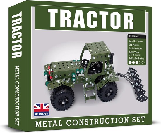 Coach House 3D Metalen Bouwpakket Tractor, CHP0078, 29x12,8x12cm | bol