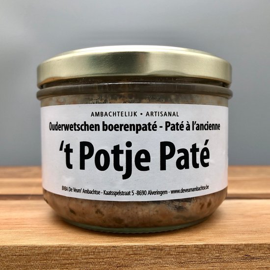 Artisanale Ouderwetschen Boerenpaté - 3 x 180g - De Veurn' Ambachtse ...