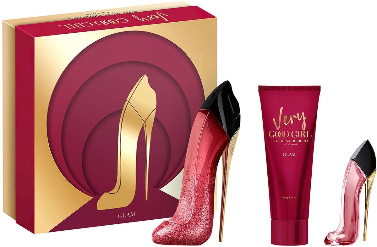 Carolina Herrera Very Good Girl Glam Set EDP 80ML + Body Lotion 100ML ...