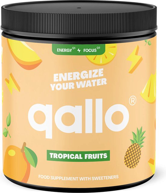 Pot de fruits Tropical Qallo® - Dynamisez votre eau - Sans sucre ...