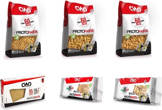 Ciao Carb | Mix Proteïne Pasta | 6 x Protopasta Variant ...