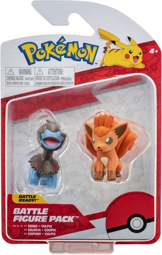 Deino & Vulpix – Pokémon Battle Figure Pack [Speelgoed voor kinderen ...