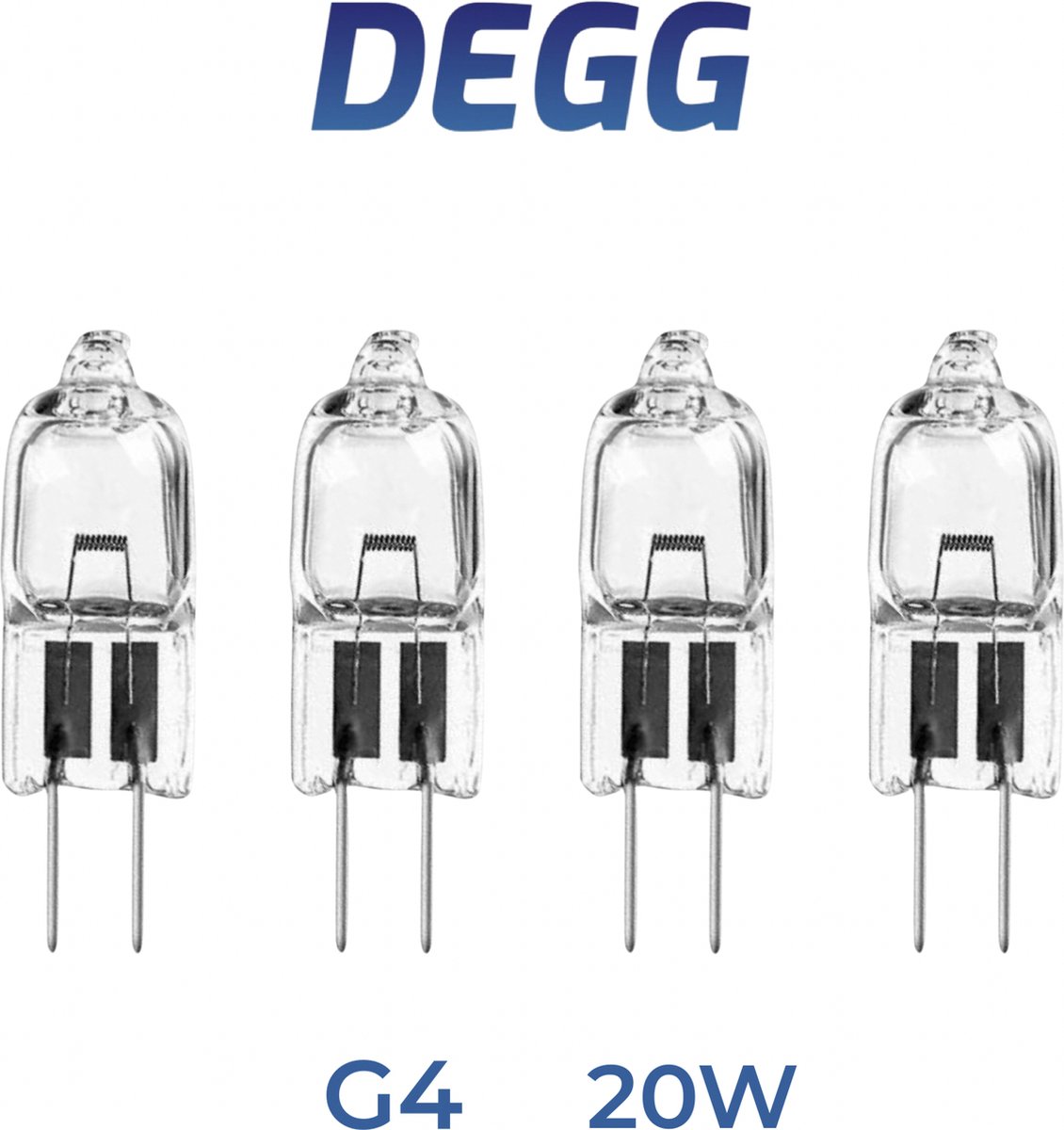 DEGG - Halogeen - G4 - 20Watt - 12Volt - Dimbaar - Helder - Steeklampjes - Warm wit -... | bol.com
