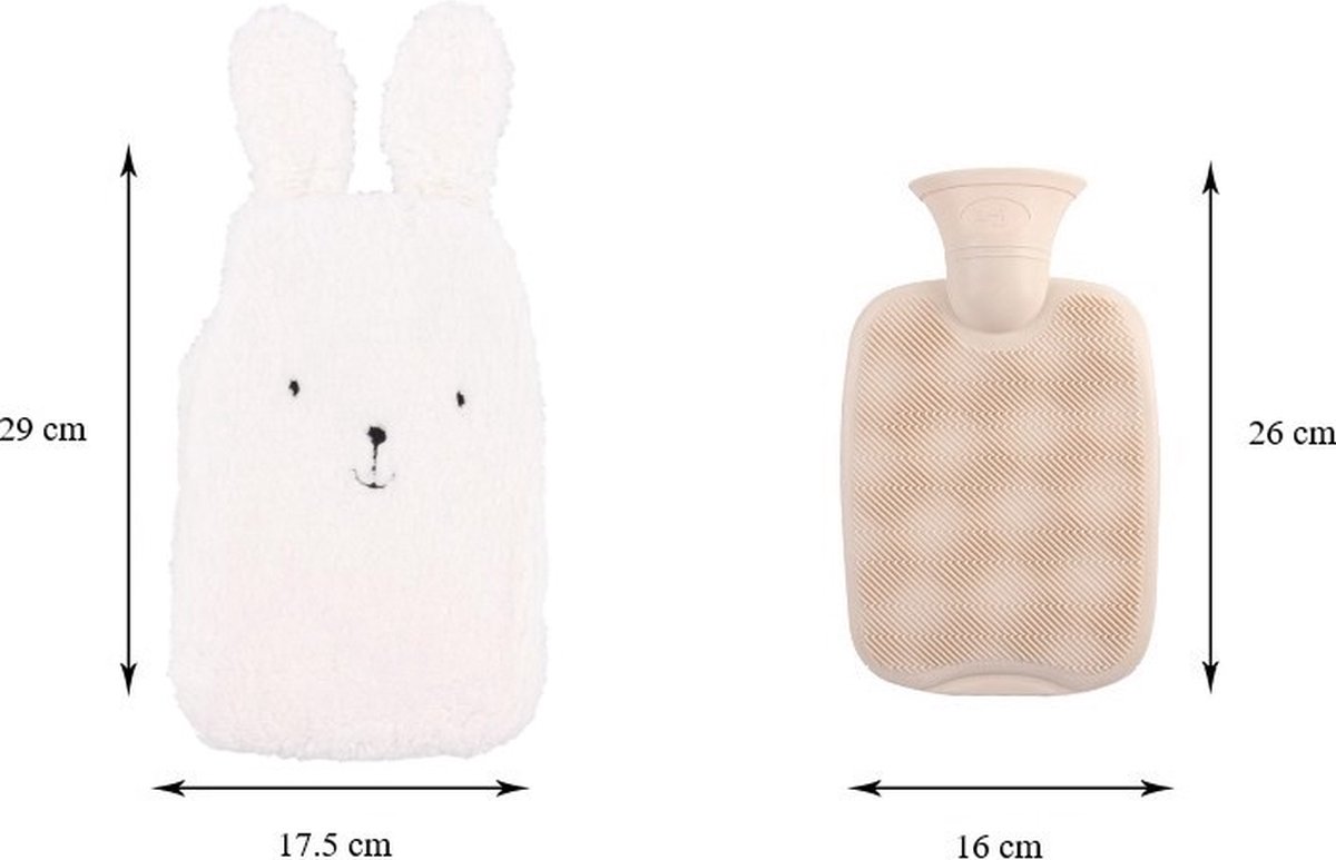 Cuty - Kinderkruik - Kruik - Warm Water Kruik- Warm Water Kruik Met ...