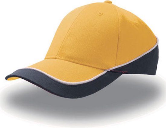 Atlantis 'Racing Cap' Geel/Donkerblauw | bol