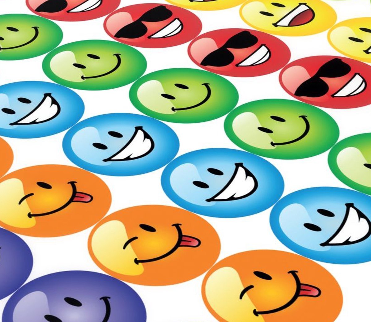 216 Smiley Stickers | Beloningsstickers Kinderen | Knutselstickers ...