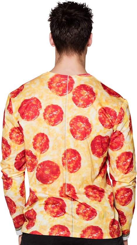 Chemise photo-réaliste St. Pizza pepperoni (L) | bol