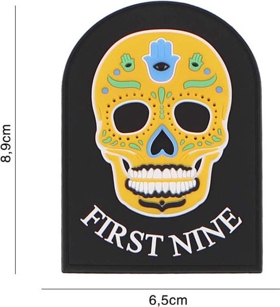 Embleem 3D PVC First Nine Geel | bol.com