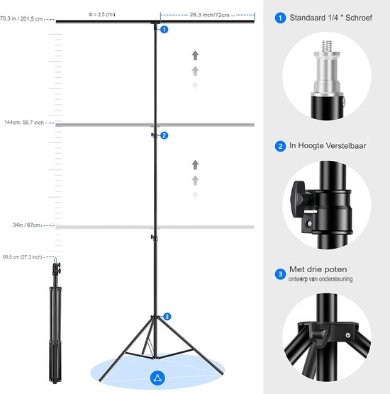 Neewer® - Green Screen Background Kit - 5×8ft Chromakey Green ...