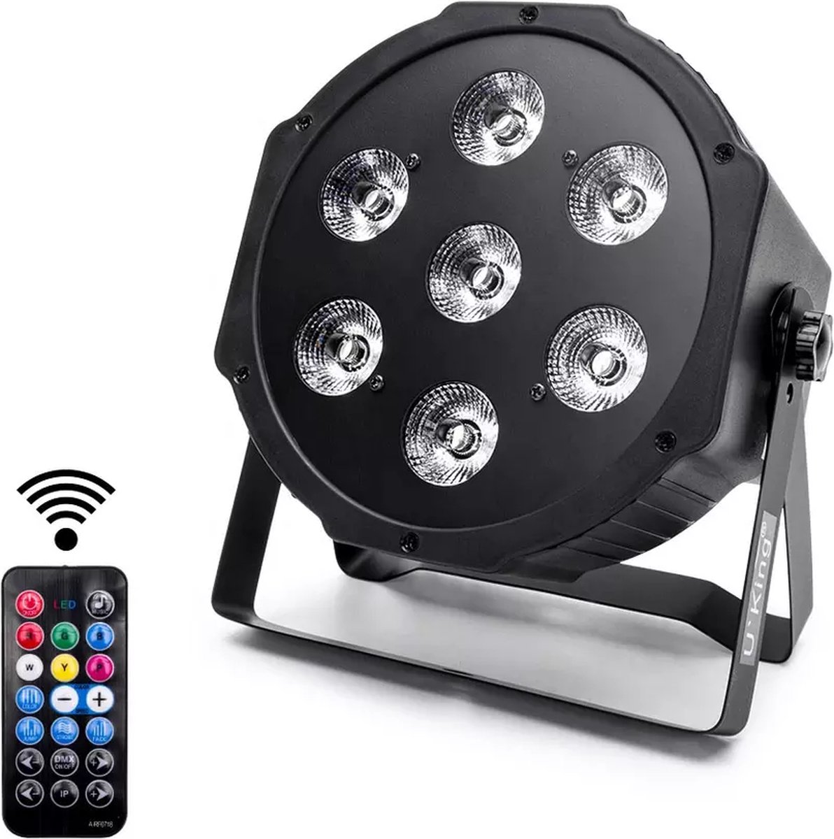 U'King Led par 70 watt met afstandsbediening | bol.com