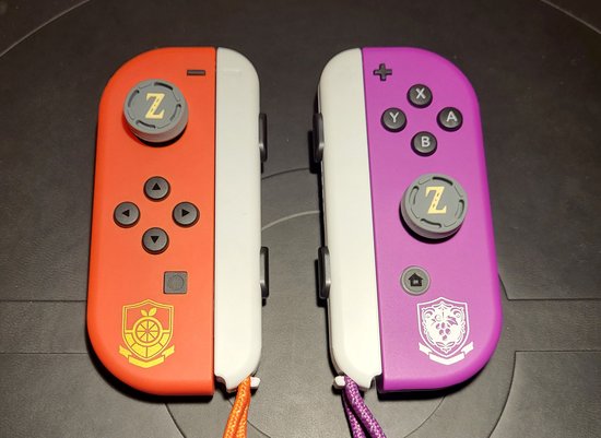 Geschikt voor Nintendo Switch Thumbstick Grips - Splatoon - Neon Roze ...