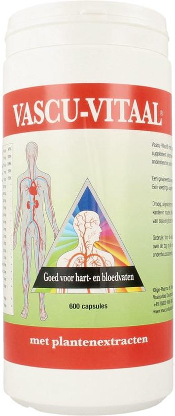 Vascu Vitaal Plantenextracten Capsules 600CP | bol