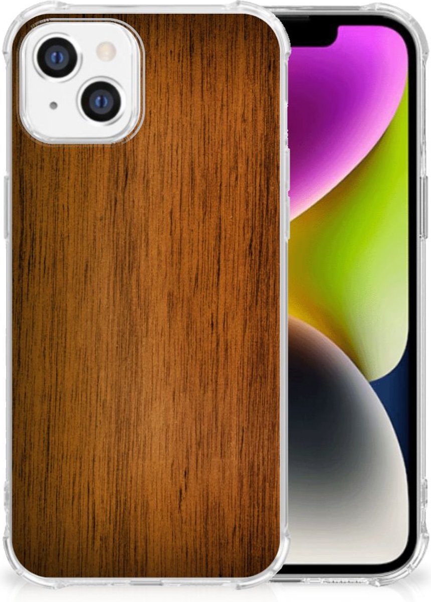 GSM Hoesje iPhone 14 Telefoonhoesje met Naam met transparante rand ...