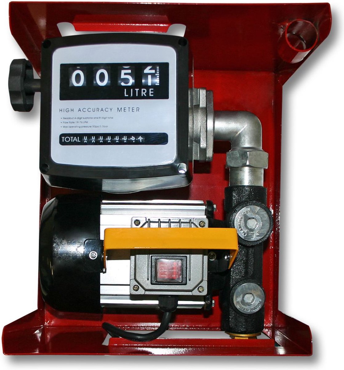 Bio dieselpomp stookoliepomp zelfaanzuigend 230V 550W 60l/min pistool ...