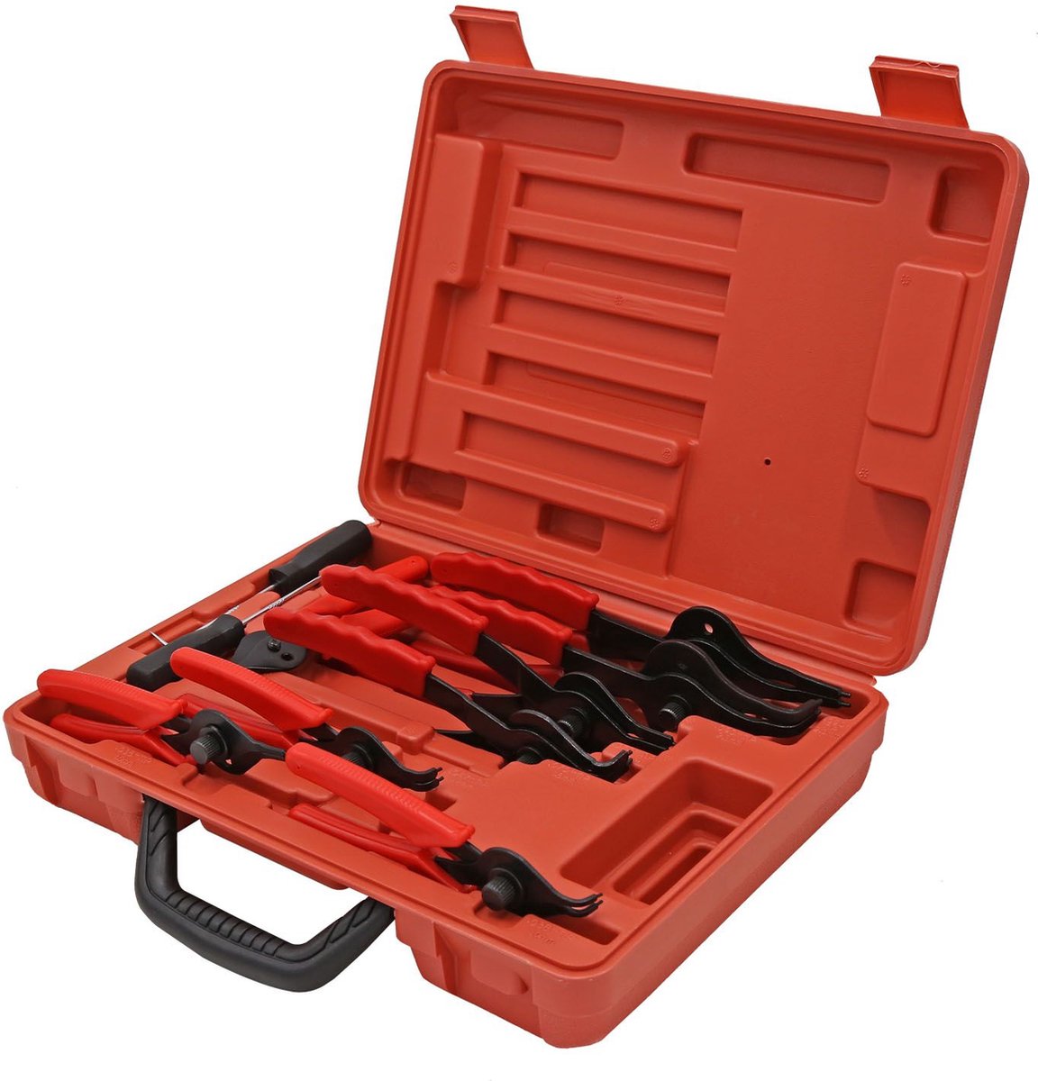Borgveertangen set borgringtangen inwendig uitwendig 11 delig | bol.com