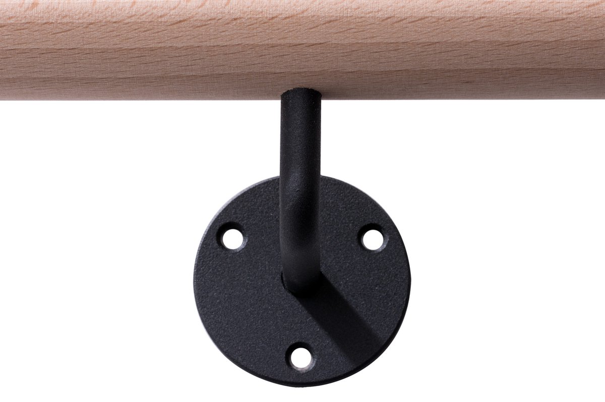 Teus trapleuning blanco met gratis houders 100 cm lang | bol.com