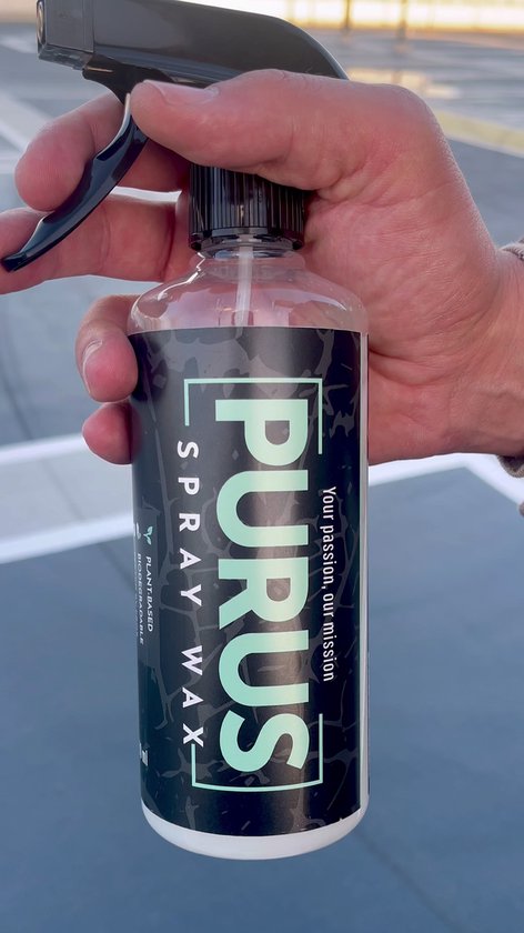 PURUS Spray Wax Voor Auto & Motor Autowax - Auto Wassen - 500ml | bol
