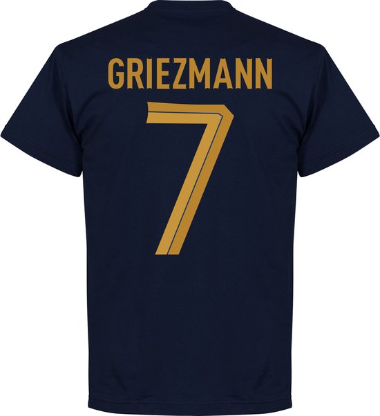 Frankrijk Griezmann 7 Team T-Shirt - Navy - S | bol