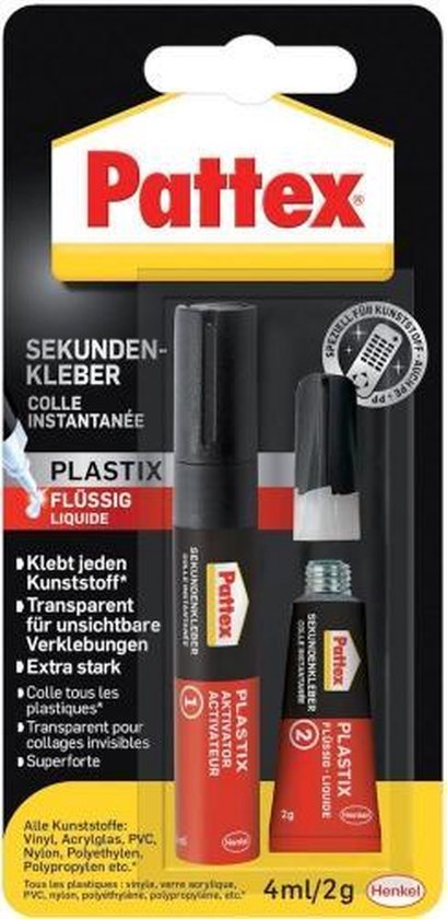 Pattex Secondelijm Plastix Liquid | bol