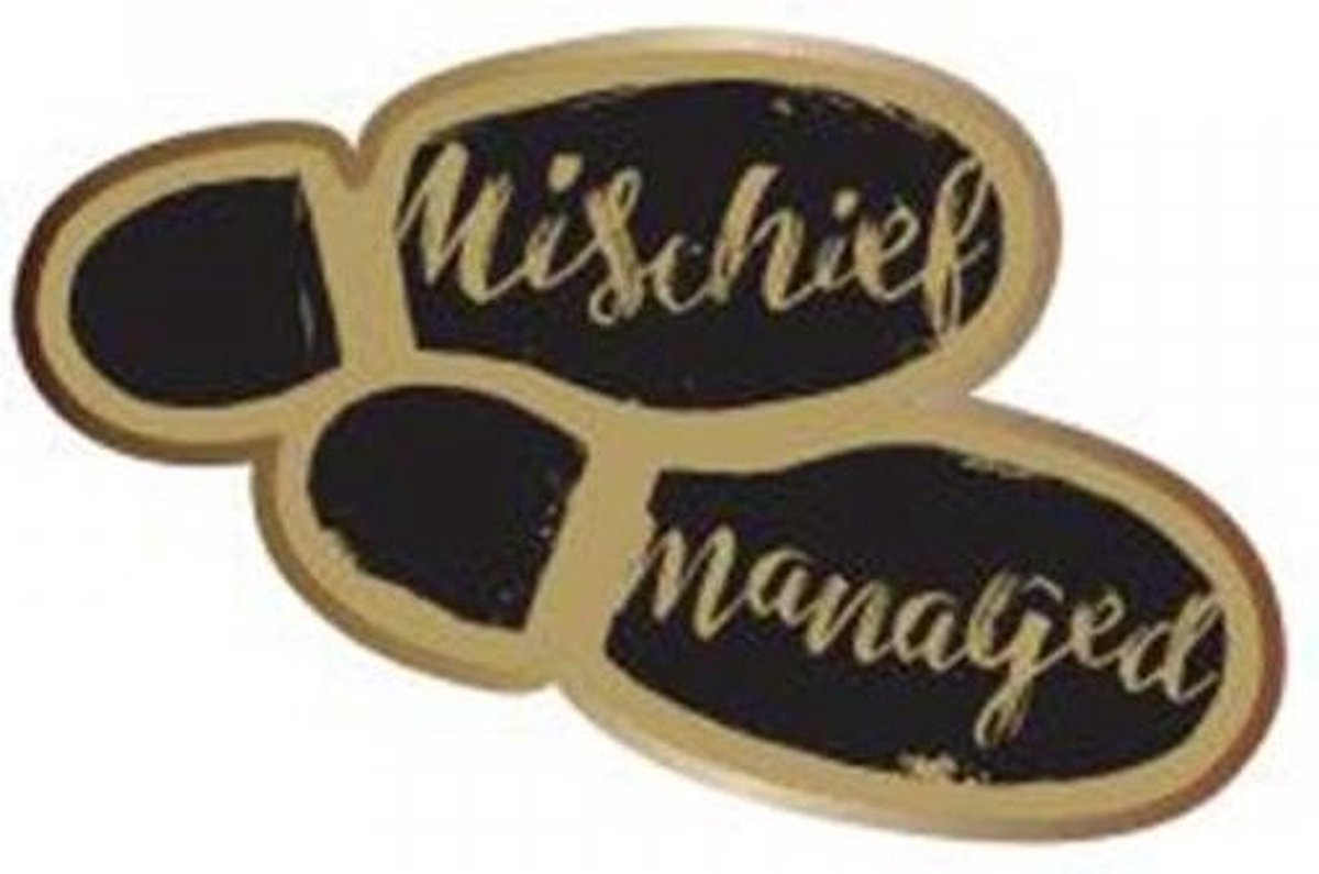 Harry Potter Pin Badge Enamel Mischief Managed | 5055453464072 | Boeken | bol.com
