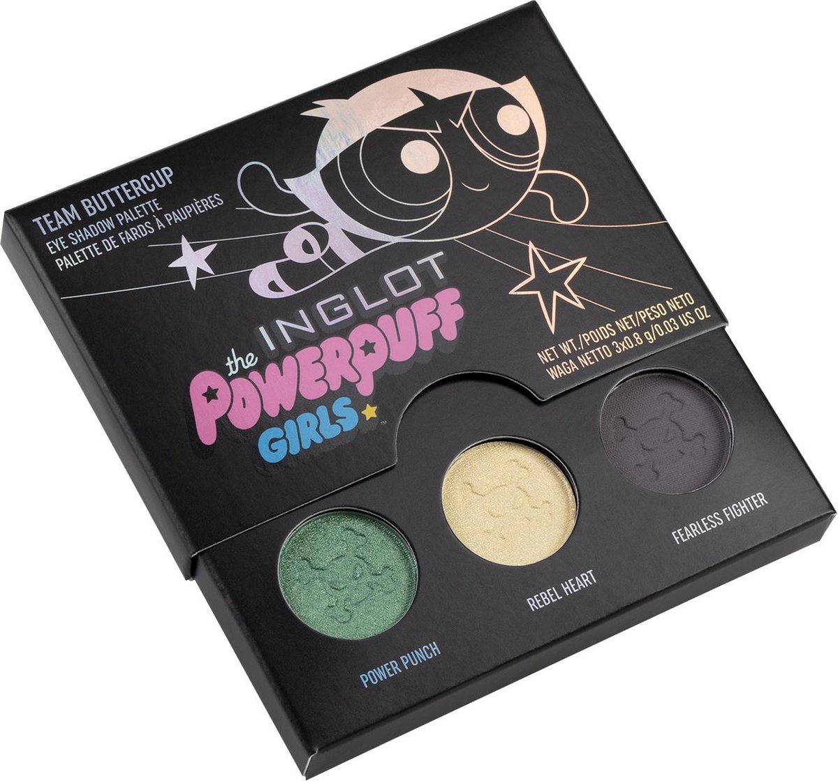 INGLOT Powerpuff Girls Oogschaduwpalette - Buttercup Eye Shadow Palette ...