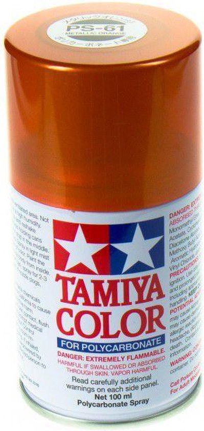 PS-61 Metallic Orange - 100ml - Tamiya - TAM86061 | bol