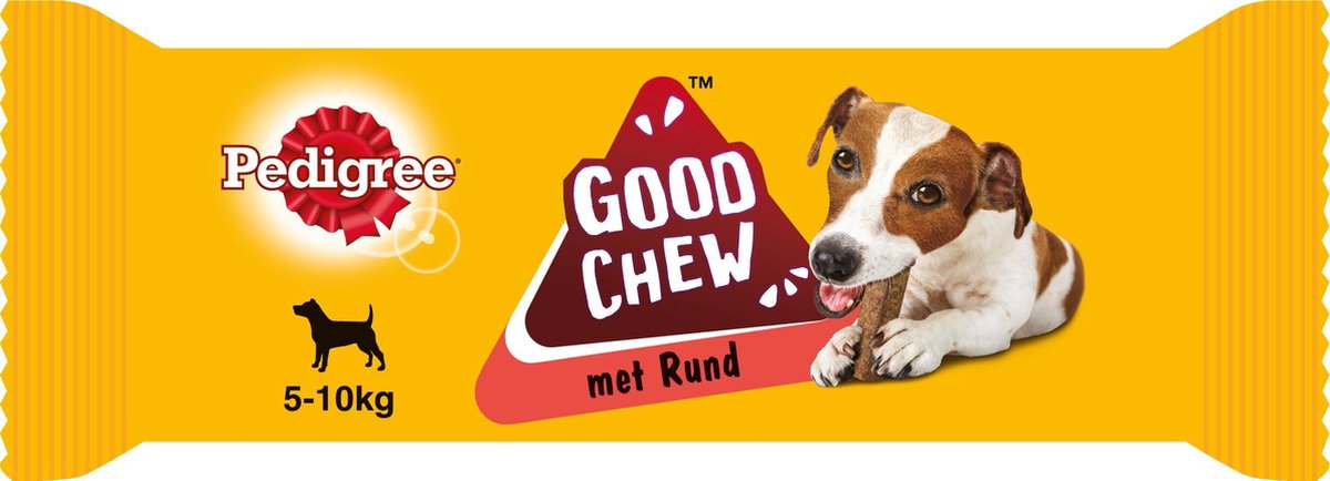 Pedigree Good Chew Hondensnack Small - Rund - 14 x 88 gram | bol.com