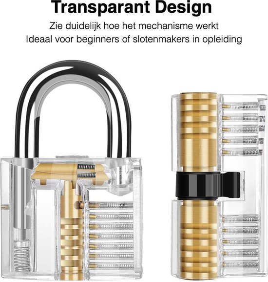 Uitgebreide Lockpick Set met 2 sloten - Lockpicking - Lock pick ...