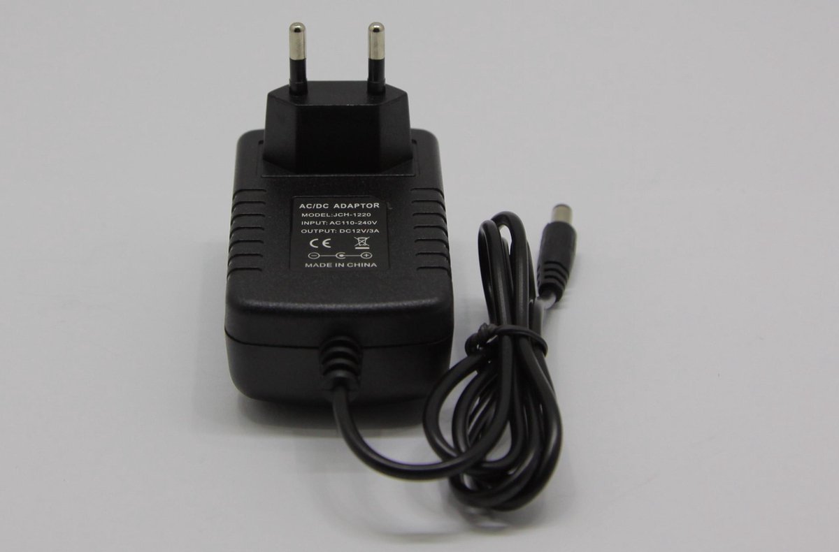 Ledstrip Voeding Adapter 12 volt, 3 ampère (36 watt) | bol.com