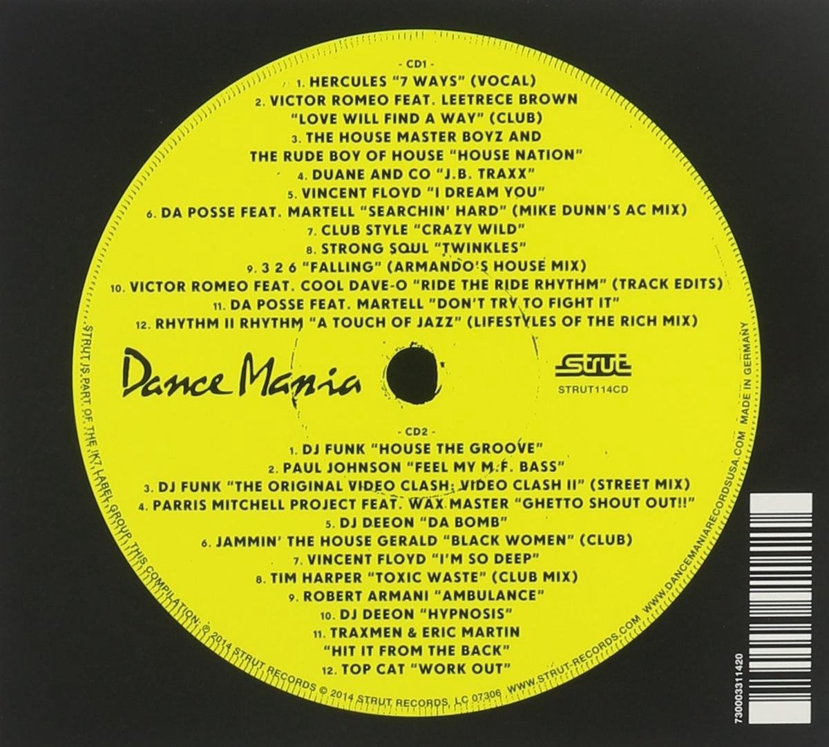 Hardcore Traxx: Dance Mania Records 1986-1995, various artists | CD ...