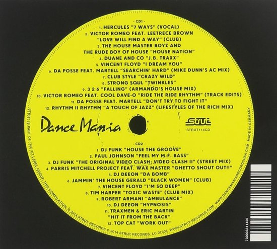 Dance Mania Records Hardcore Traxx - 2xCD met House Nati - 1986-1995 | bol