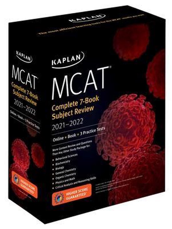 MCAT Complete 7-Book Subject Review 2021-2022 | 9781506262369 | Kaplan ...