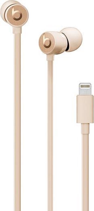 Apple urBeats3-oortjes met Lightning-connector – Satijn Goud | bol.com