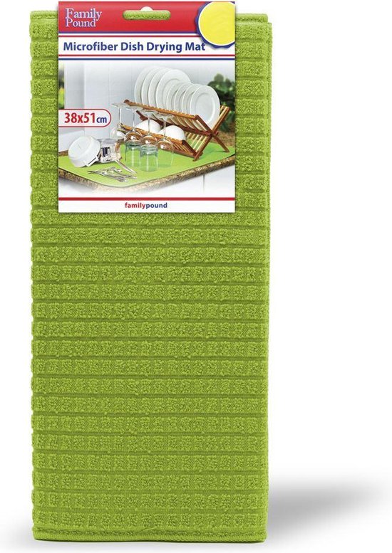 Afdruipmat Afwas - Mintgroen - Microvezel - 38x51CM - Droogmat Vaat ...