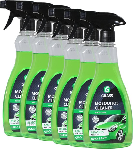 Grass - Car Care - Mosquitos Cleaner - 6 x 500ml - Autopoets - Auto ...