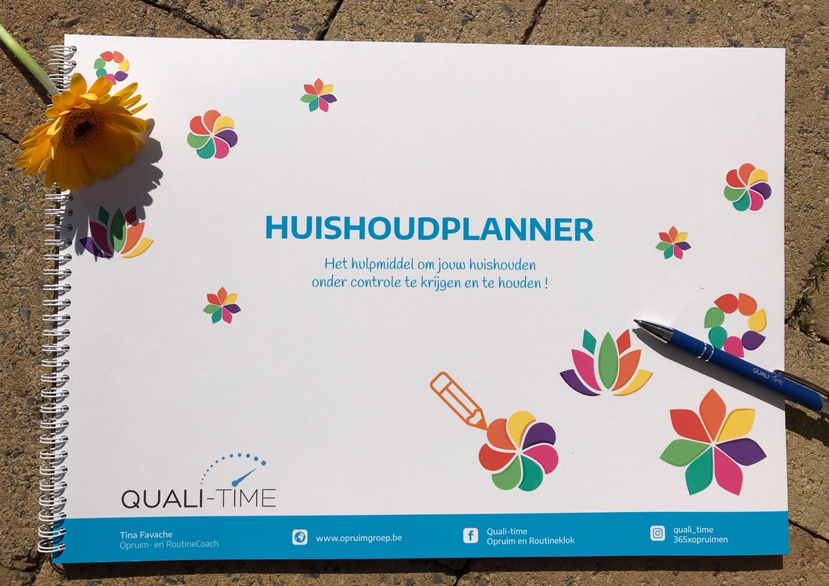 bol.com | Tina Favache HuishoudPlanner - weekplanner + controle over je huishouden