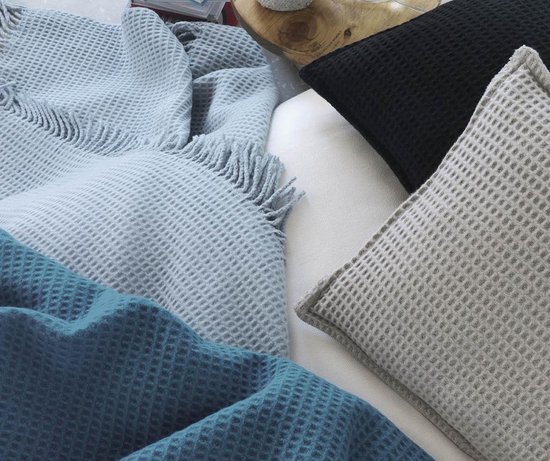 MENZA Supersoft PLAID Waffle Cream 140x180 | bol.com