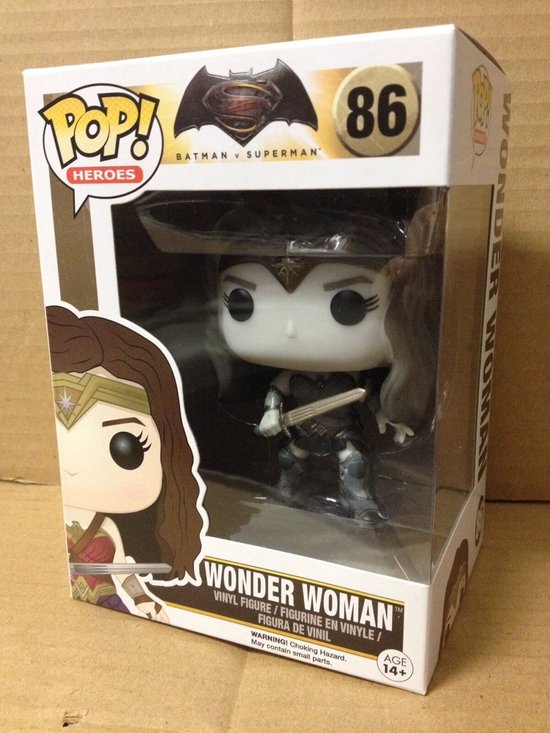 FUNKO POP! Wonder Woman Black & White SEPIA TONE86 Exclusive Vinyl ...